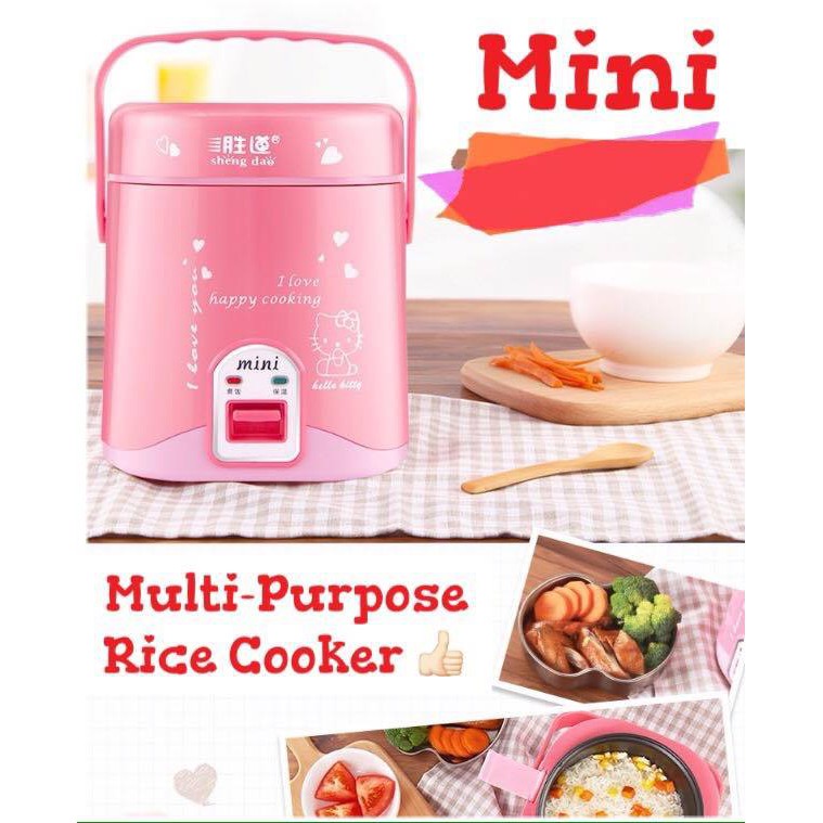 Mini Multi-Purpose Rice Cooker 1.2L | Shopee Malaysia