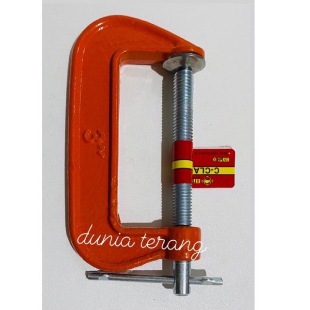 Vise C 3'' BISON LightDuty - Mini C Clamp Vise GG Clamp 3 in 3 inch ...