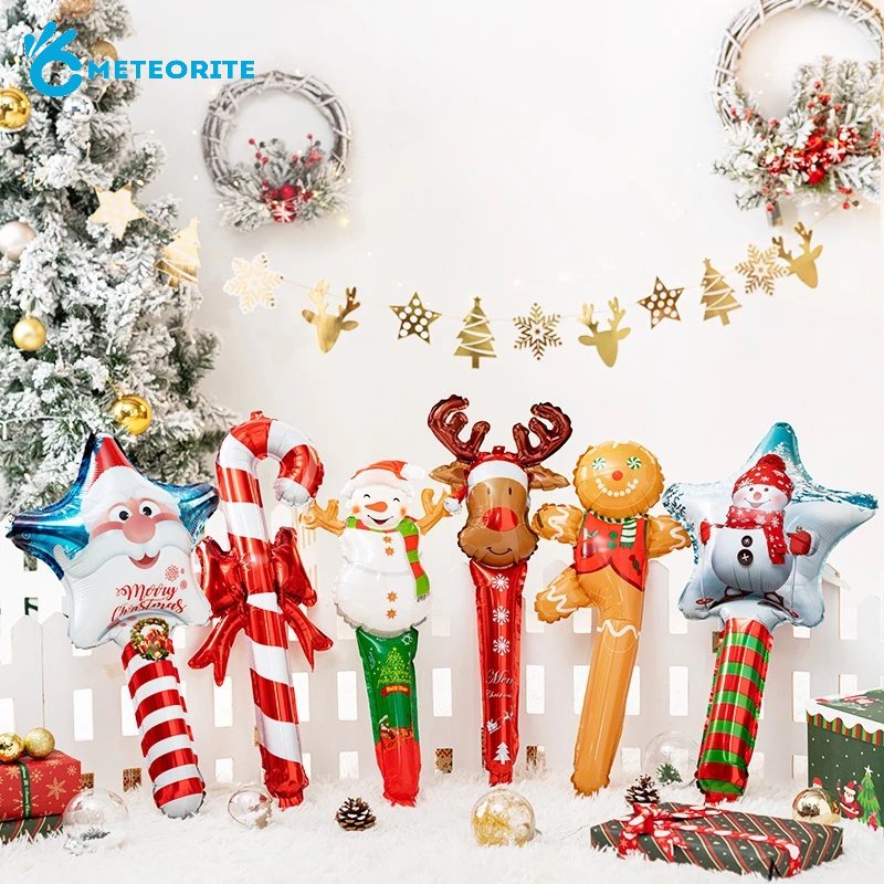 (Meteorite-Christmas) 6 Styles Creative 3d Christmas Inflatable Stick ...