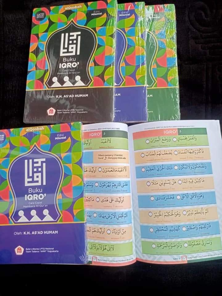 IQRA`RUMI 1-6 Disertai Bacaan Rumi Cara Cepat Membaca Alquran | Shopee ...