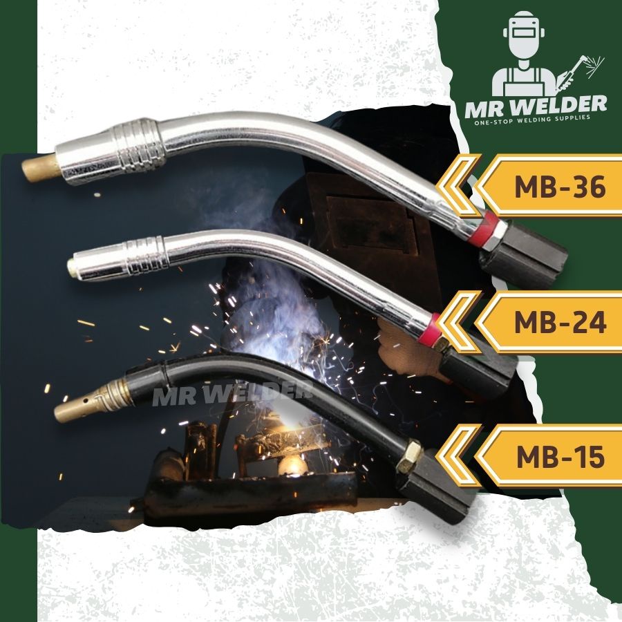 MIG Swan Neck For MB15 | MB24 | MB36 | Flexible Swan Neck Welding Machine Welding Torch | MB15 ...