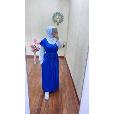 💥 dress muslimah/dress jalan/dress cotton spendex💥 | Shopee Malaysia