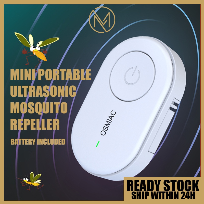 Mini Portable Ultrasonic mosquito repeller Battery Electric Pest ...