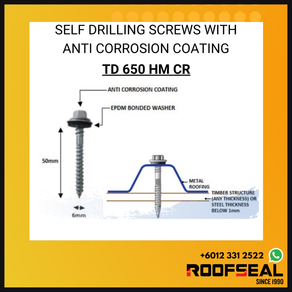 Corrosion Resistant Self Drilling Screw | Roofing Screws | Screw Skru ...