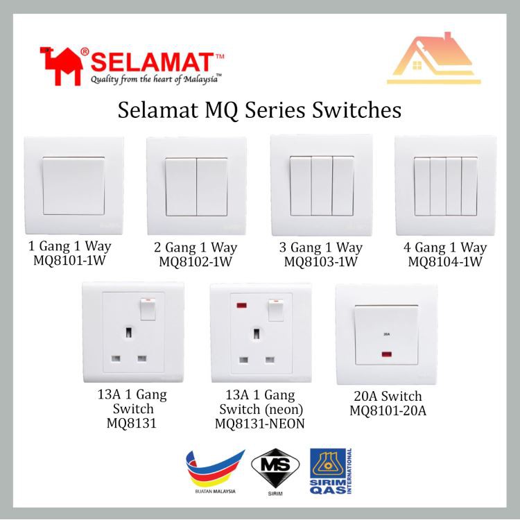 SELAMAT MQ Series Switches | Shopee Malaysia