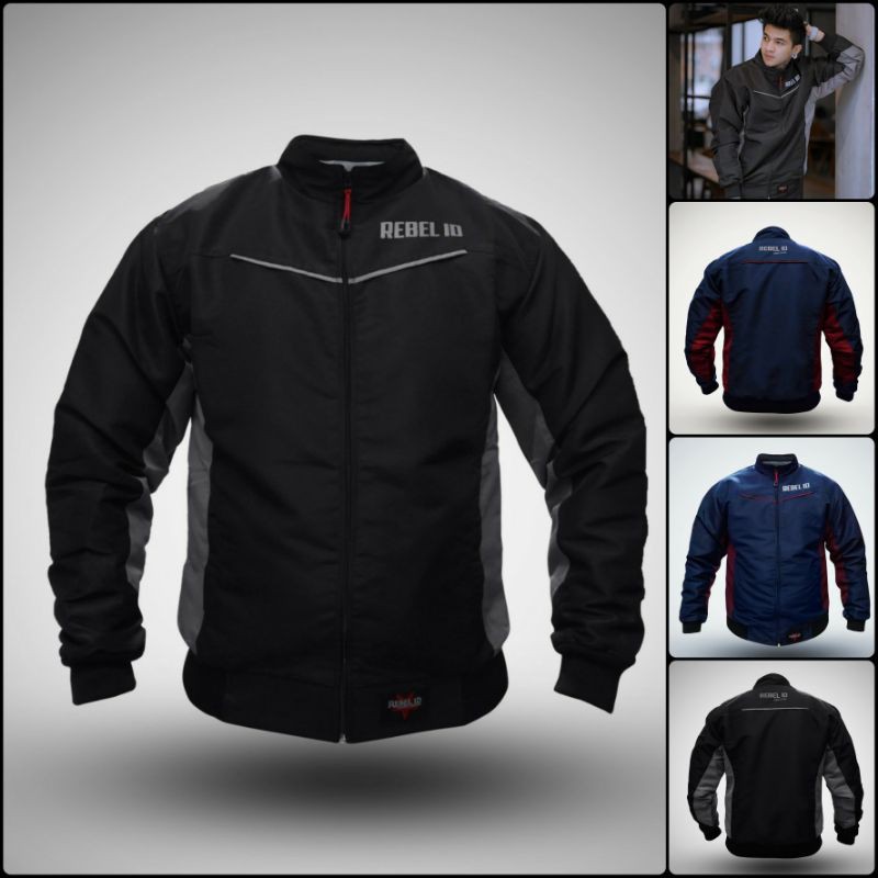 Rebel ID Jacket Anmor Racing Rider Men's Parachute WATERPROOF ...