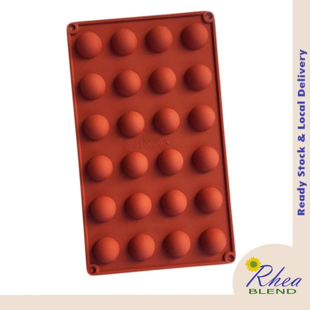 Half Circle Sphere Ball Round Hemisphere Silicone Mold Jelly Dome Cake ...