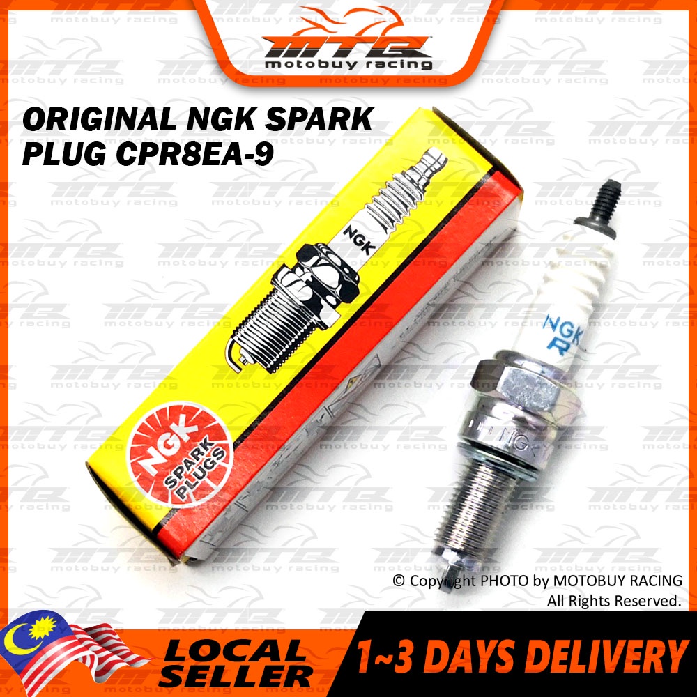 ORIGINAL NGK SPARK PLUG CPR8EA-9 FOR YAMAHA LC135 FZ150 Y150ZR | Shopee ...