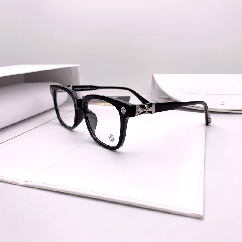Excellent beautiful chrome hearts eyeglass frames A30163 with box ...