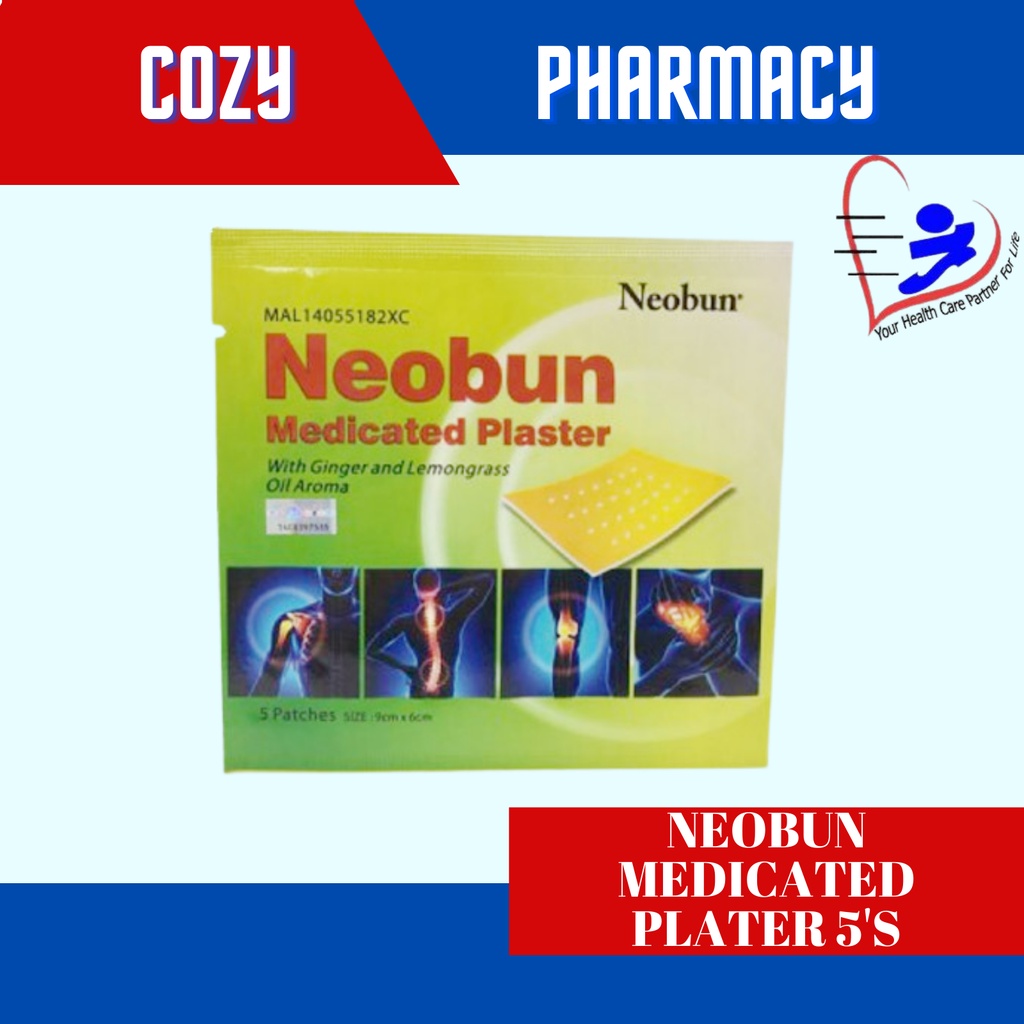 𝑵𝑬𝑶𝑩𝑼𝑵 𝑷𝑳𝑨𝑺𝑻𝑬𝑹 (𝑩𝑬𝑹𝑼𝑩𝑨𝑻, 𝑪𝑨𝑷𝑺𝑰𝑪𝑼𝑴 & 𝑴𝑬𝑫𝑰𝑪𝑨𝑻𝑬𝑫 𝑷𝑳𝑨𝑺𝑻𝑬𝑹) | Shopee Malaysia