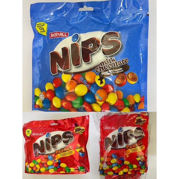 Jackn Jill Nips Fun Pack Peanut Milk Chocolate Shopee Malaysia