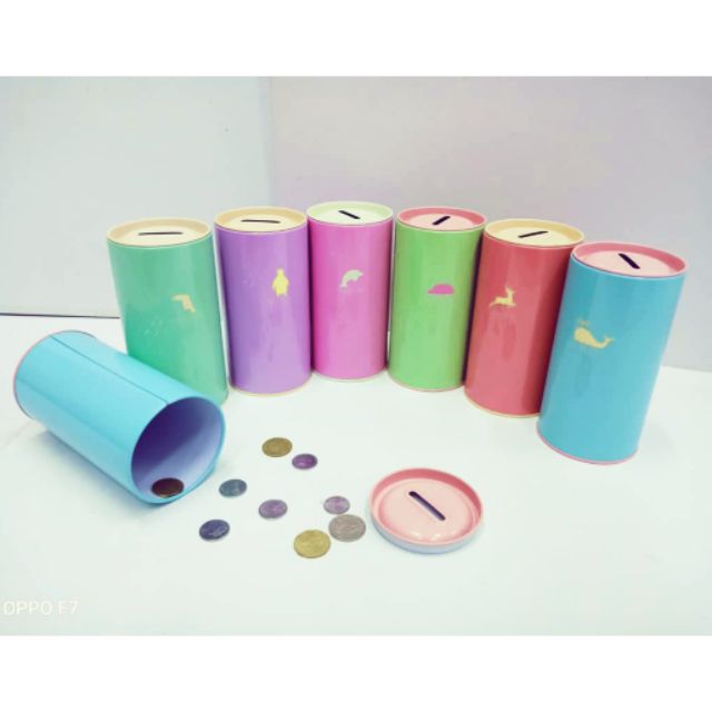 NEW children coin box colourfull Animal Saving Bank Money Coins Box Pen ...