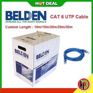 Hotdeal Custom Made Belden CAT6 Patch Cord - 10m / 15m / 20m / 25m ...