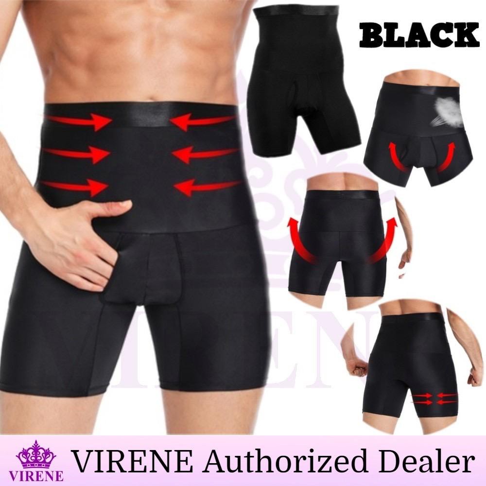 【100% ORIGINAL】 VIRENE Girdle Pants Men High Waist Slimming Shaper ...
