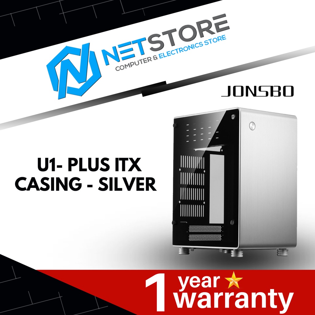 JONSBO U1-PLUS ITX CASING SILVER - J-CA-U1-PLUS-SIL | Shopee Malaysia