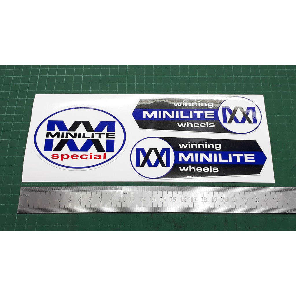 Daihatsu Mira Gino Minilite decals/sticker set | Shopee Malaysia