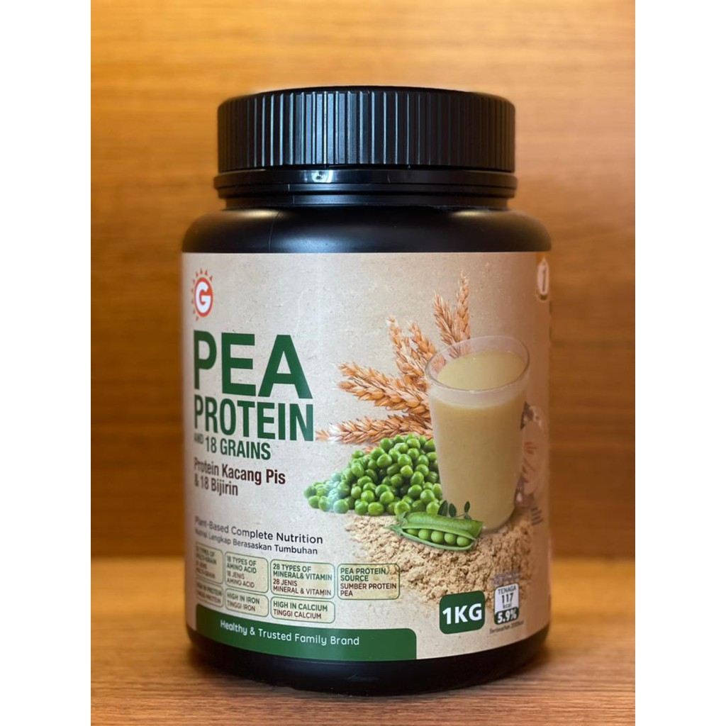 GOOD MORNING PEA PROTEIN AND 18 GRAINS 1KG (EXP DATE 04/2025) | Shopee ...