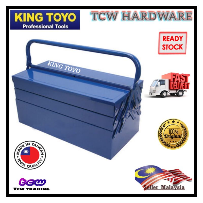 King Toyo 3 Layer Tool Box (KT-XTB123) | Shopee Malaysia