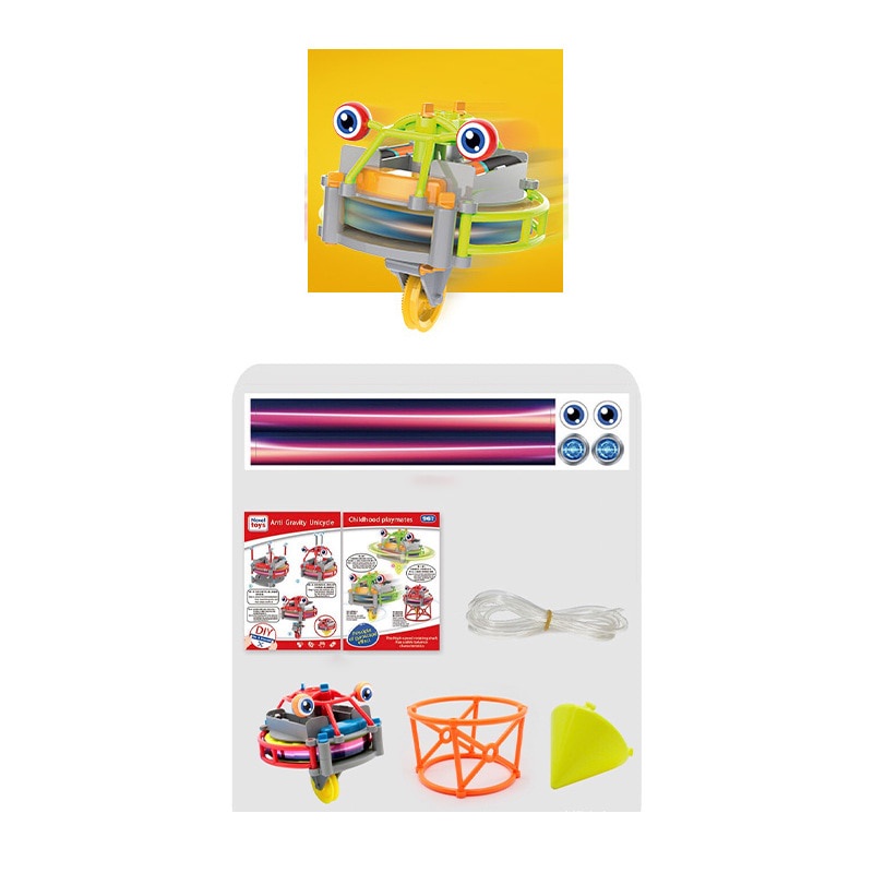 2 In 1 Tumbler Spinning Top Robot Fidget Toy Tumbler Anti Gravity ...