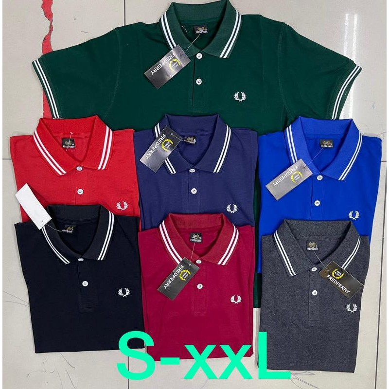 🔥 🔥🔥Baju Collar Lelaki PoLo Fredperry Collar good quality 🔥🔥🔥 | Shopee ...