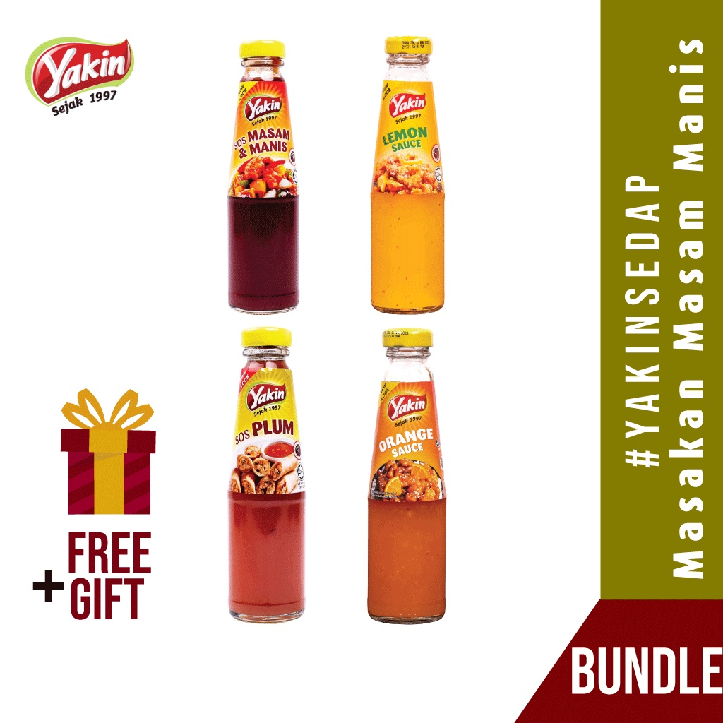 YAKIN SEDAP Set Masakan Masam Manis + FREE GIFT | Shopee Malaysia