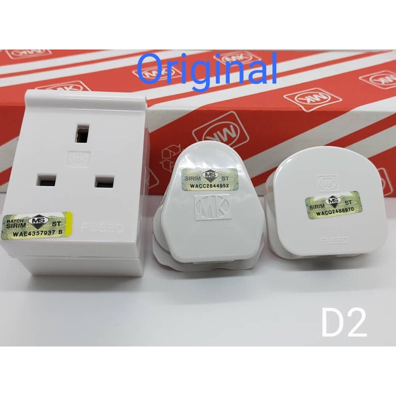 [SIRIM] Heavy Duty MK 13A Fused Plug Top/15A Plug Top/13A 3way Plug ...
