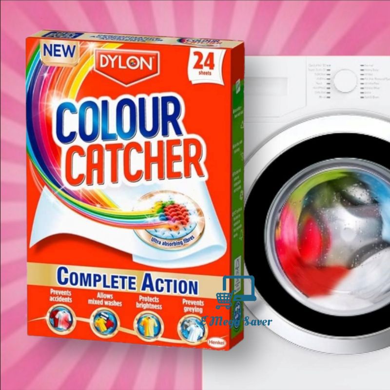 🇬🇧Dylon Colour Catcher Complete Action Laundry Sheets (8/12/24sheets ...
