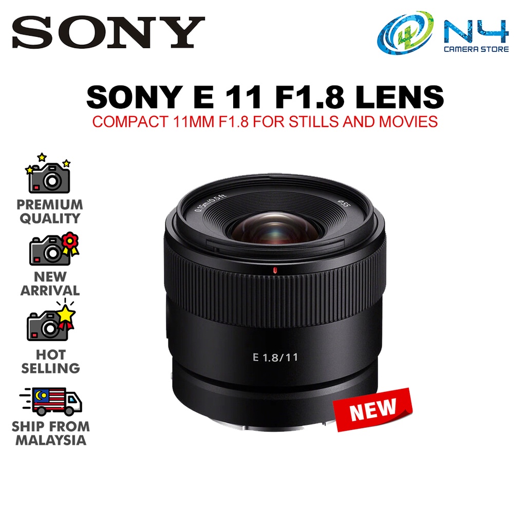 Sony Lens E 11mm F1.8 (SEL11F18) ( 1+1 Year Sony Malaysia Warranty ...