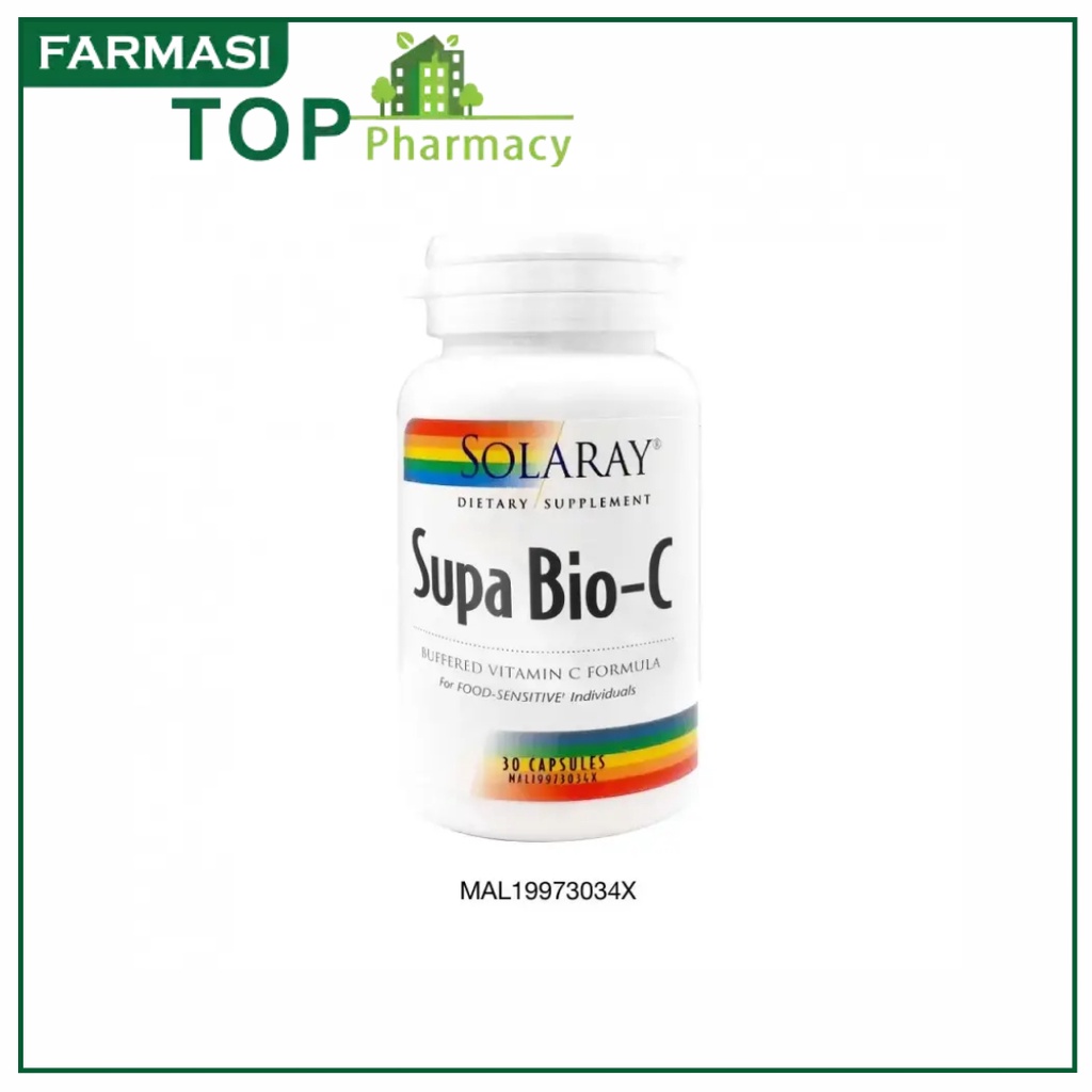 Solaray Supa Bio-C (Buffered Vitamin C Formula) 30's | Shopee Malaysia
