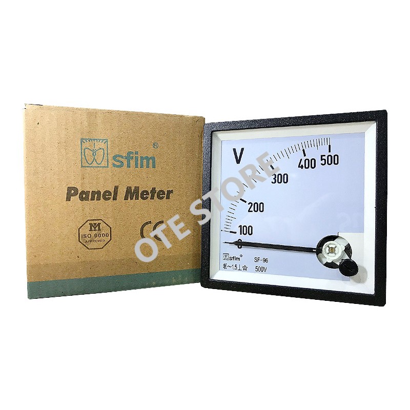SFIM SF96 Analogue AC Voltmeter 300V/500V (96mm x 96mm) | Shopee Malaysia