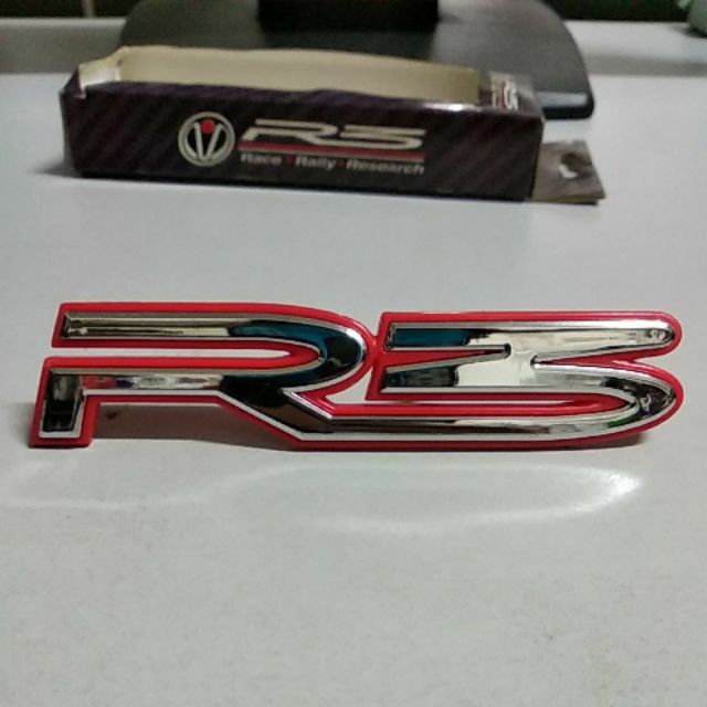 Proton R3 Front Emblems Logo Race Rally Research | Shopee Malaysia