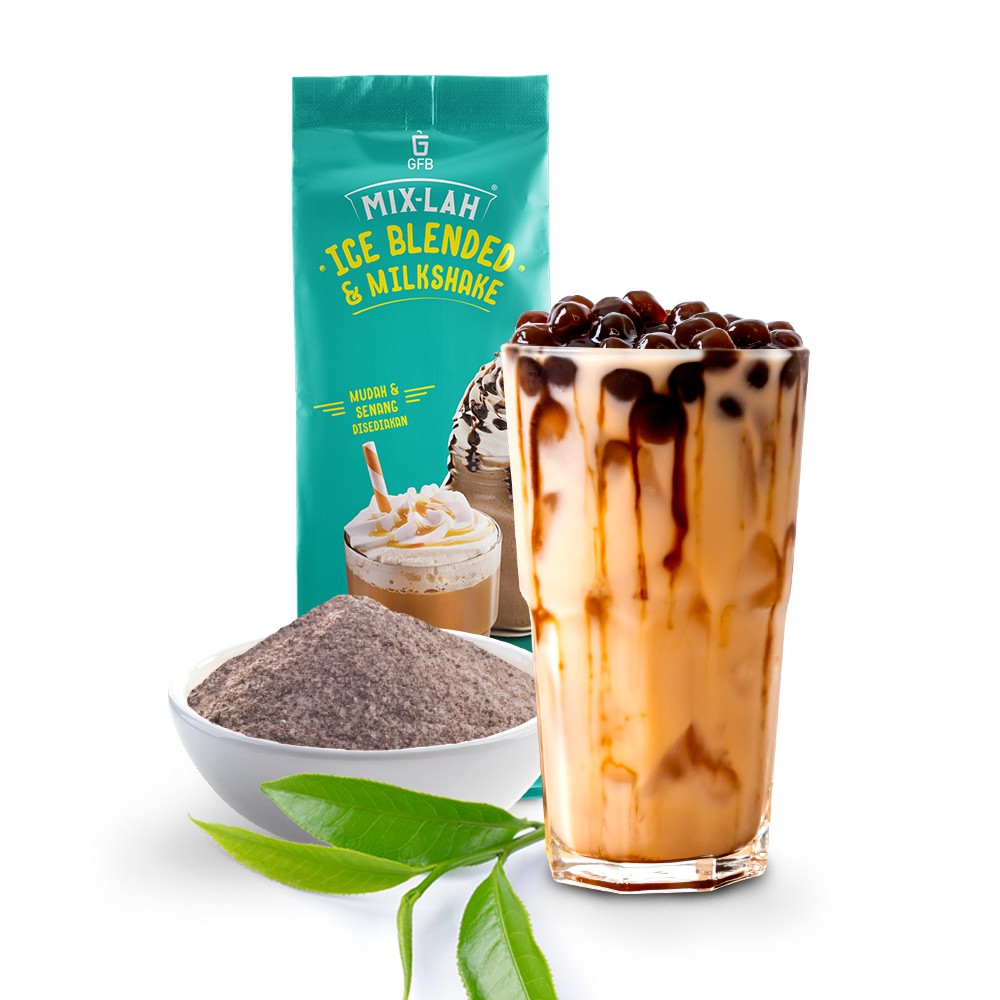 [MIX LAH] SERBUK MILK TEA GREEN TEA MATCHA ICE BLENDED AIR BALANG BIG ...