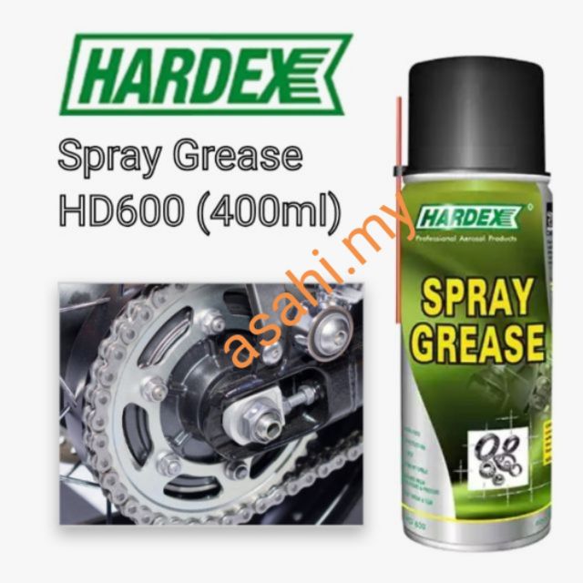 Hardex Spray Grease HD600 400ml LUBRICANT SPRAY | Shopee Malaysia