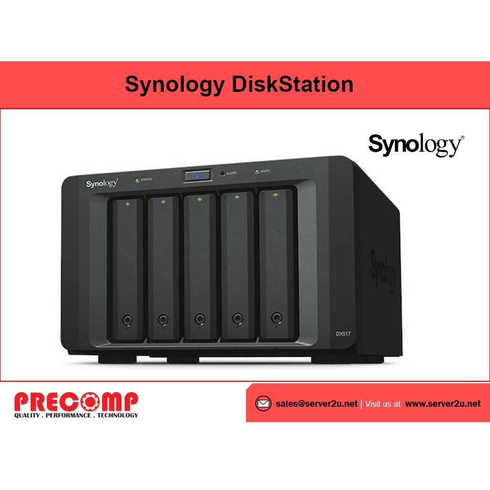 Synology 5-Bay DX517 Tower NAS Expansion Unit | Shopee Malaysia