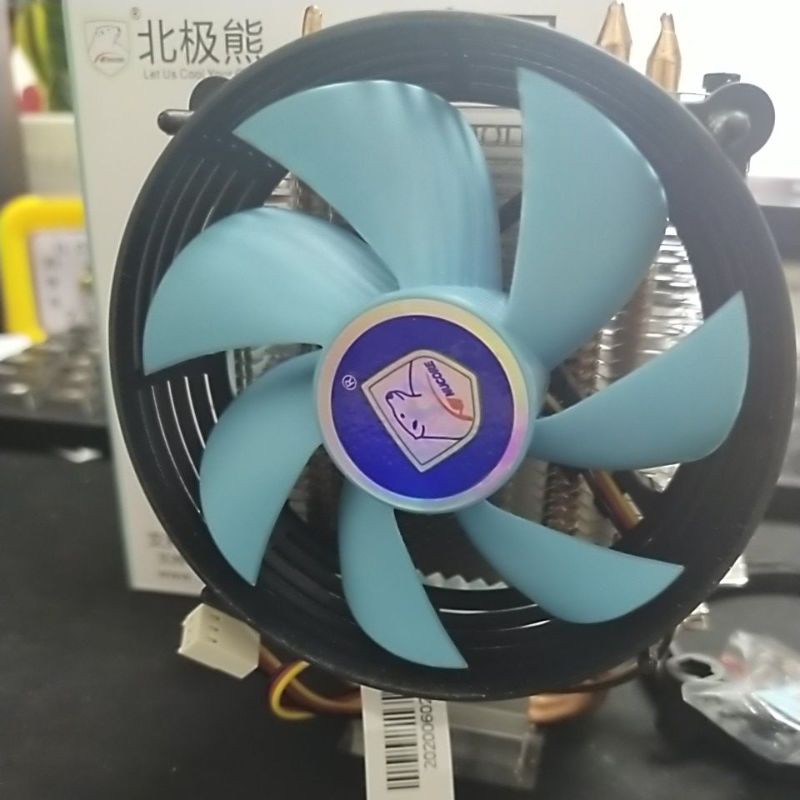 CPU Cooler Pure Copper Double Heat Pipe CPU Radiator Brass Tower CPU ...