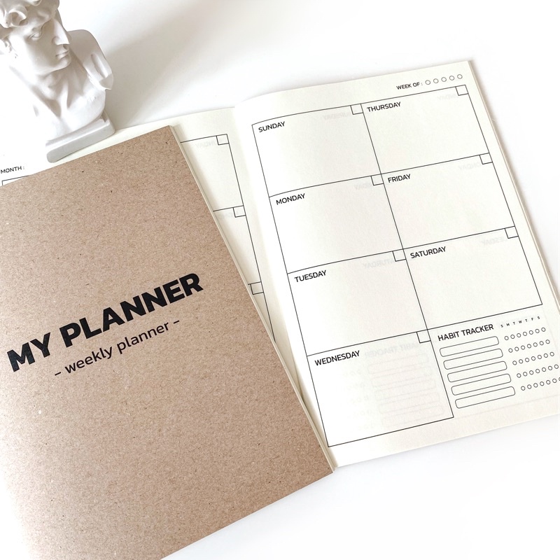 Weekly planner Book A5 Size | Shopee Malaysia
