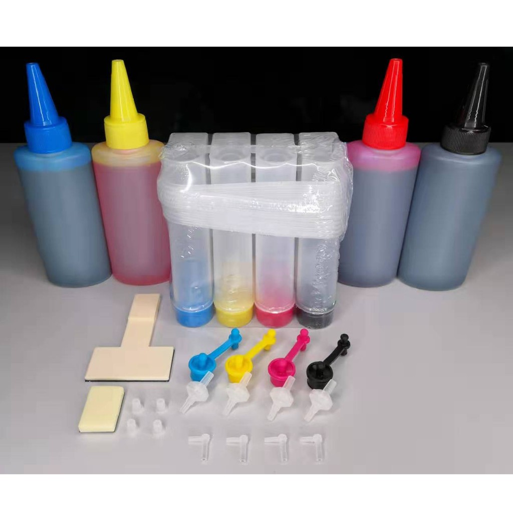 CISS External Ink Tank Come With Accessories and 4 color Refill ink ...