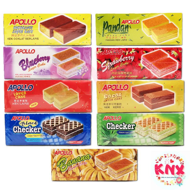 (Outer 24pcs) Apollo Kek Berlapis | Apollo Layer Cake 24pcs | Shopee ...