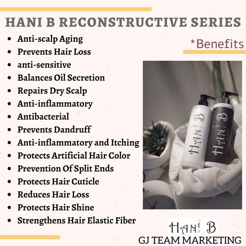 🌹HANI B RECONSTURCTIVE SERIES🐝 HANI B SHAMPOO & SCALP TREATMENT 🌸 ...