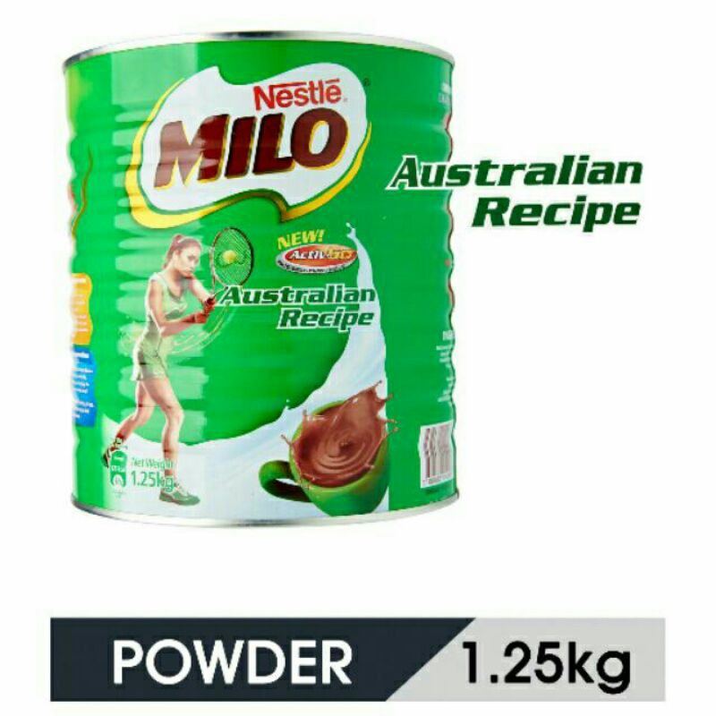 MILO Australian Recipe Powder Tin 1.25kg | Shopee Malaysia