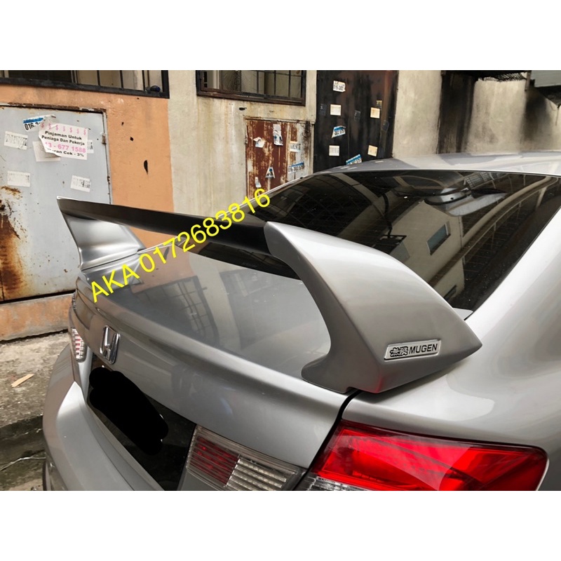 Honda Civic Fb 2012 2015 Spoiler Mugen No Paint | Shopee Malaysia