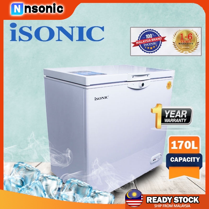 iSONIC Chest Freezer ICF-182 170L | Shopee Malaysia