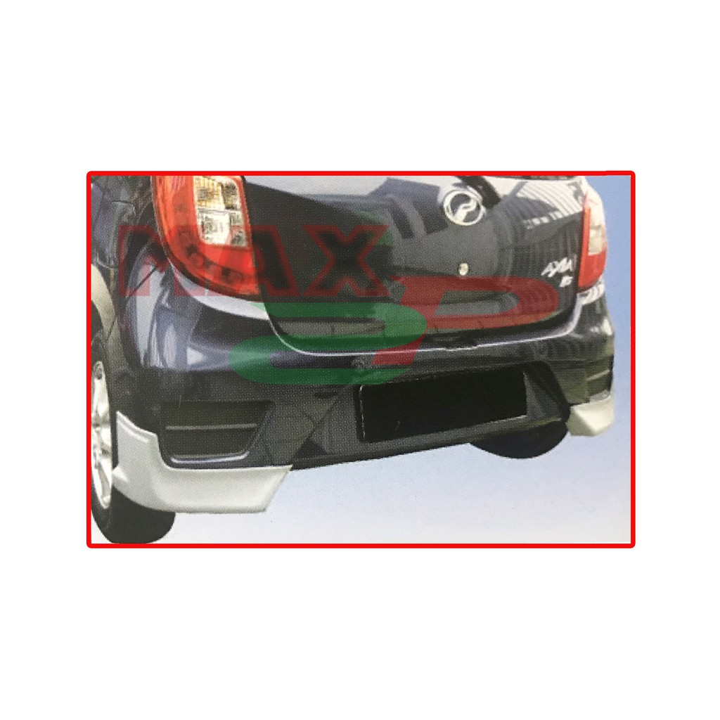 Perodua Axia (2014 - 2018) OEM Rear Back Bumper Skirt Skirting Lower ...