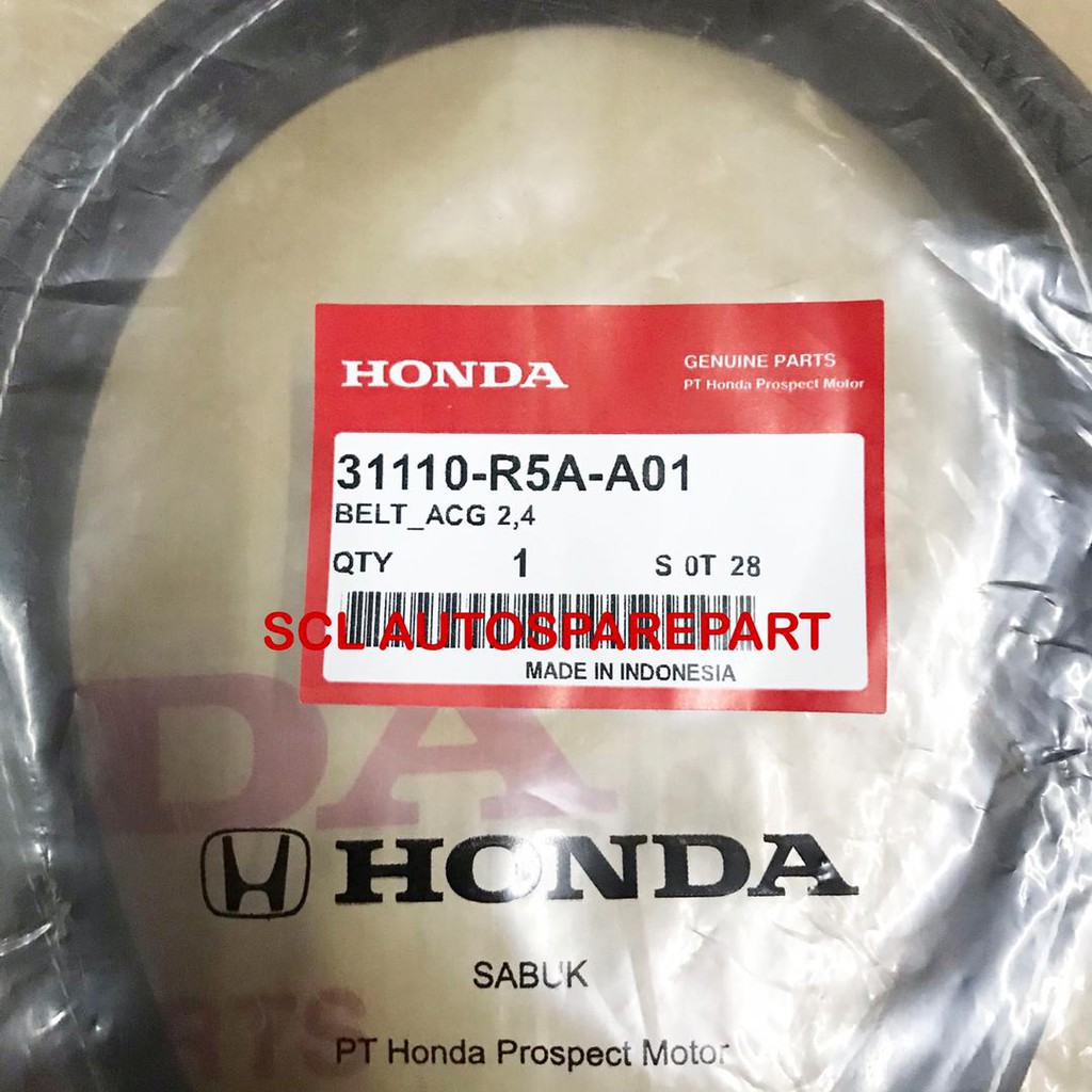 31110-R5A-A01 （7PK1683）Honda Fan belt Honda CR-V TOA T0A 2.4 ( RM ...