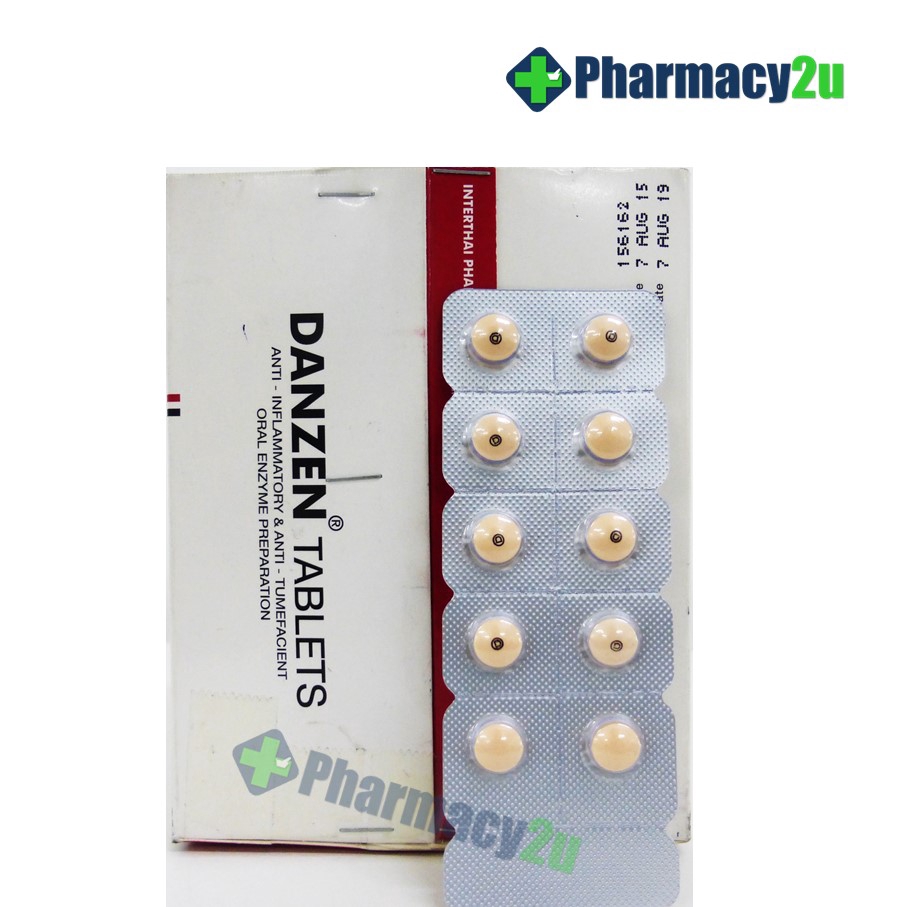 DANZEN SERRATIO PEPTIDASE 5MG 10 TABLETS | Shopee Malaysia
