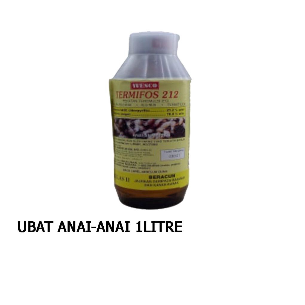 250ML/ 500ML/ 1LIT WESCO TERMIFOS 212 Termiticide Chemicide Insecticide ...