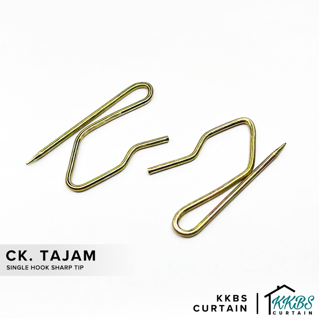 KKBS CURTAIN Cangkuk Langsir Pencil Pleat Cangkuk Tajam (Pencil Pleat ...
