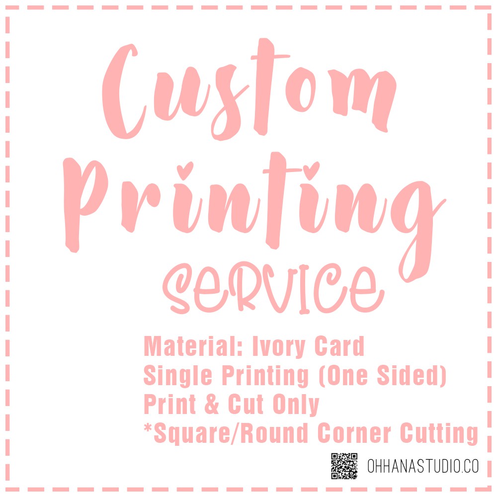 Custom Printing Service | Shopee Malaysia