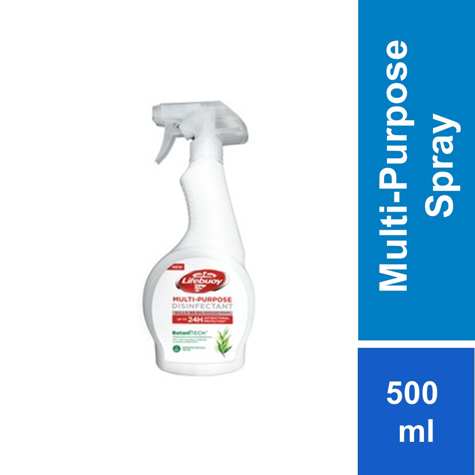 Lifebuoy Multi-Purpose Disinfectant Tea Tree & Orange Spray 500ml ...