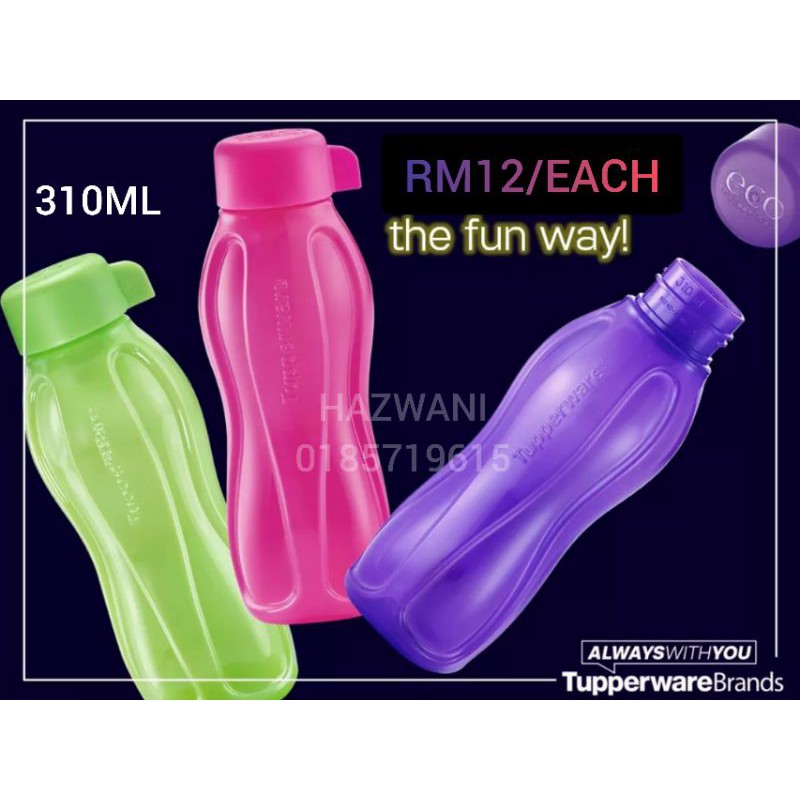 Eco Bottle Tupperware 310 ML | Shopee Malaysia